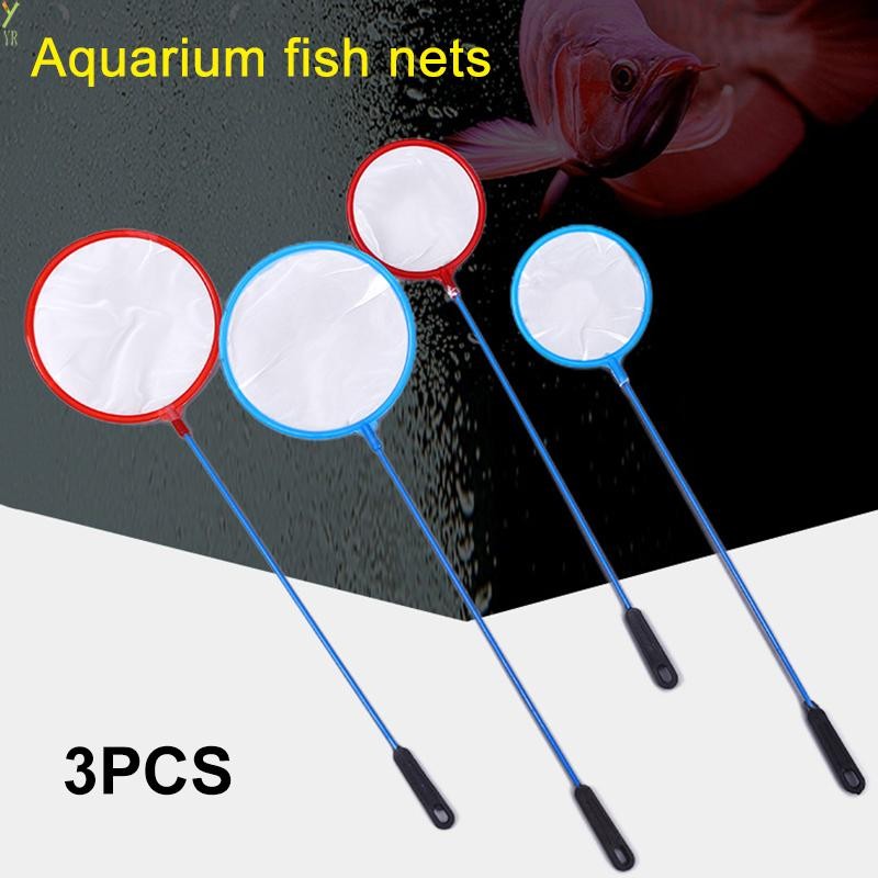 3pcs/set Aquarium Small Fish Net Fish Tank Filter Nets High Density ...