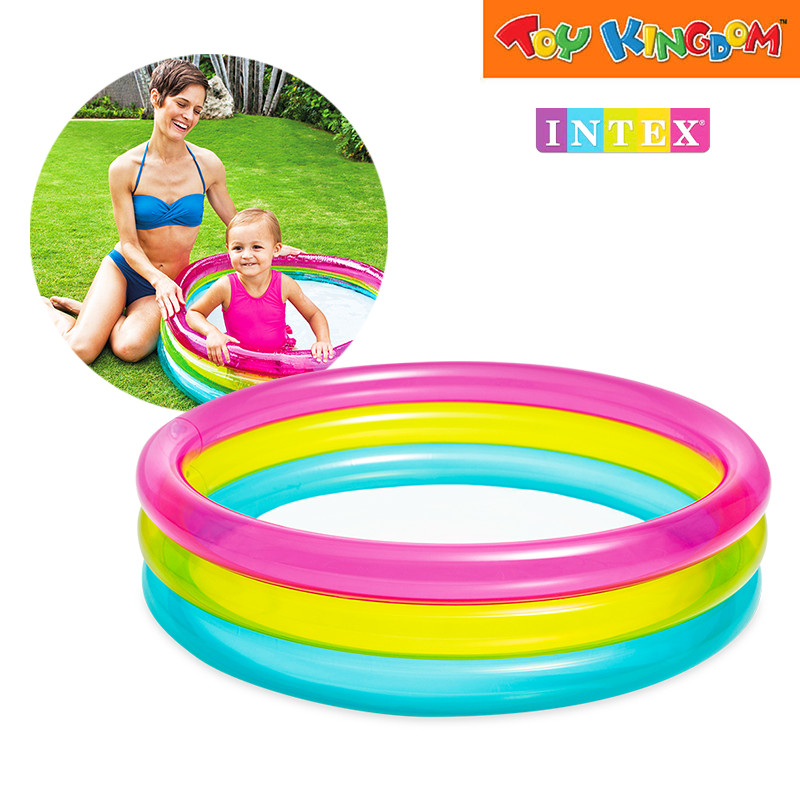 Intex Rainbow Baby Pool | Shopee Philippines