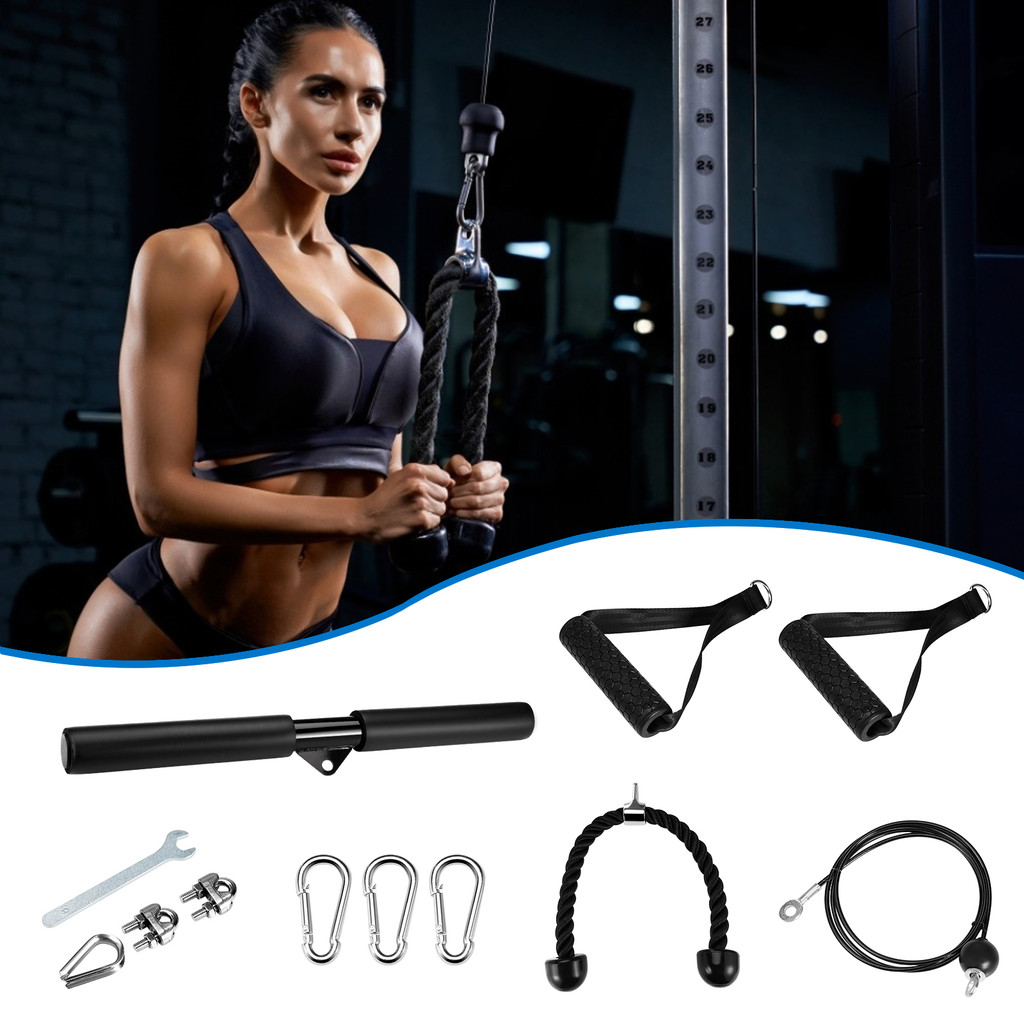 ⭐️Local Delivery⭐️ Dual Pulley Cable Machine For Home Gym - LAT Pull ...