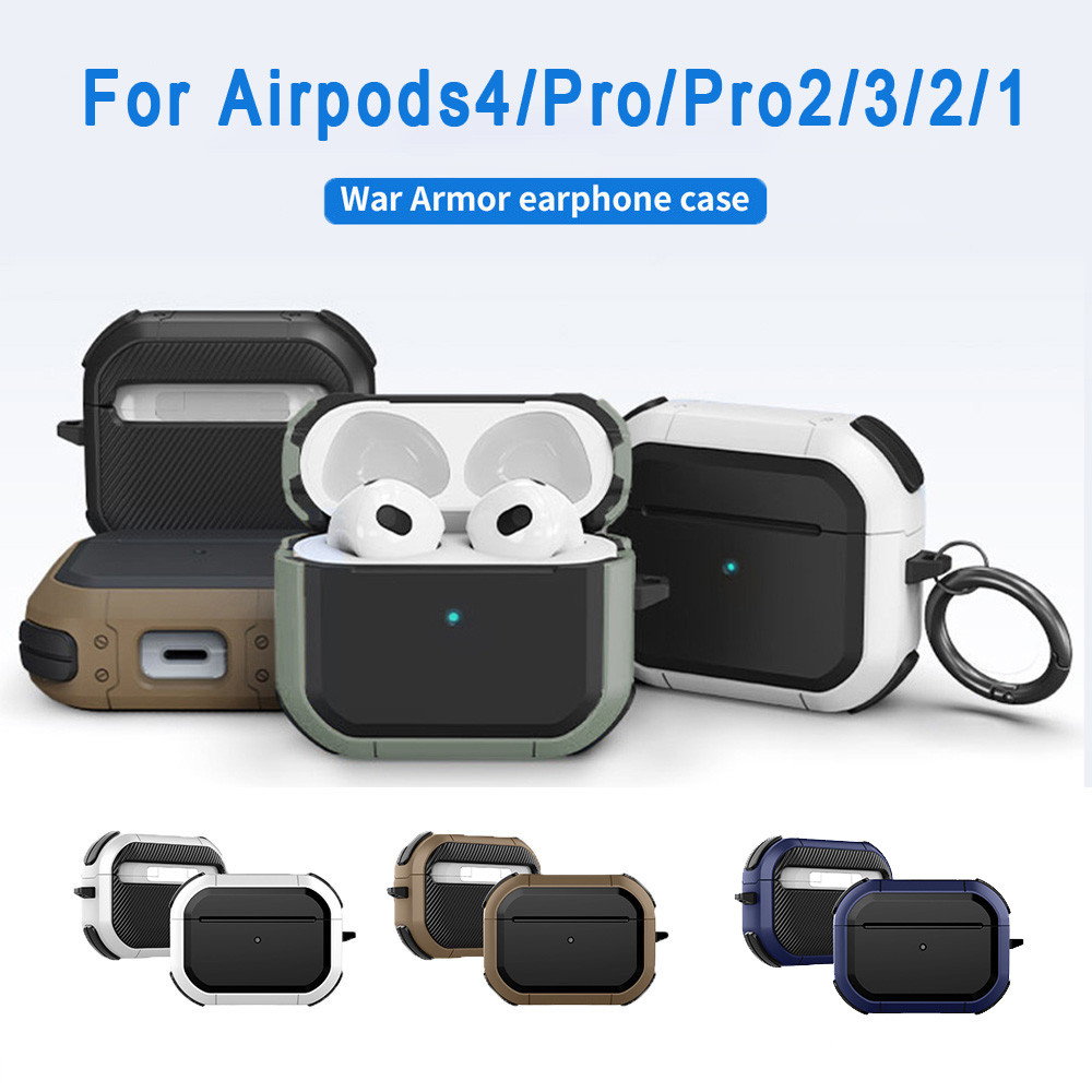 Cover for Airpods 4 3 2 1 Pro 2 Case TPU PC Anti-fall Cover Wireless ...