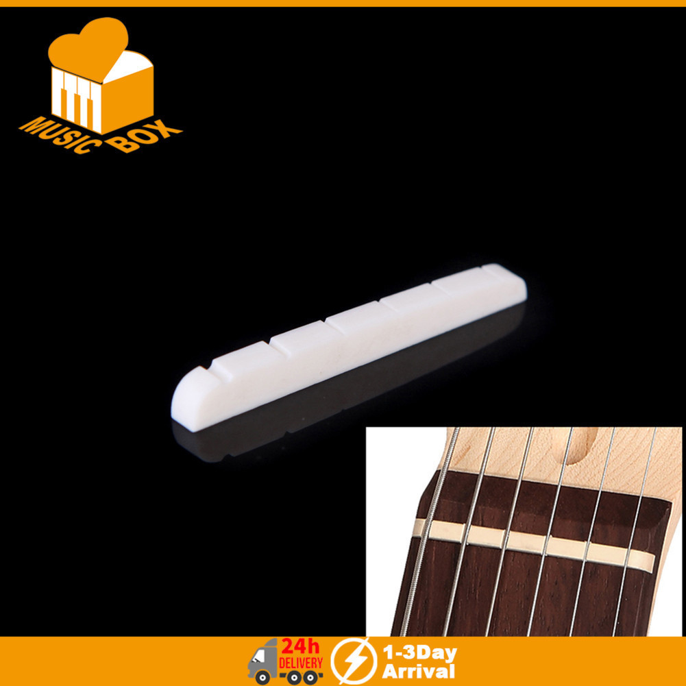 Guitar Bridge Nut Saddle 42mm 43mm Ox Bone Nut for Fender Stratocaster ...