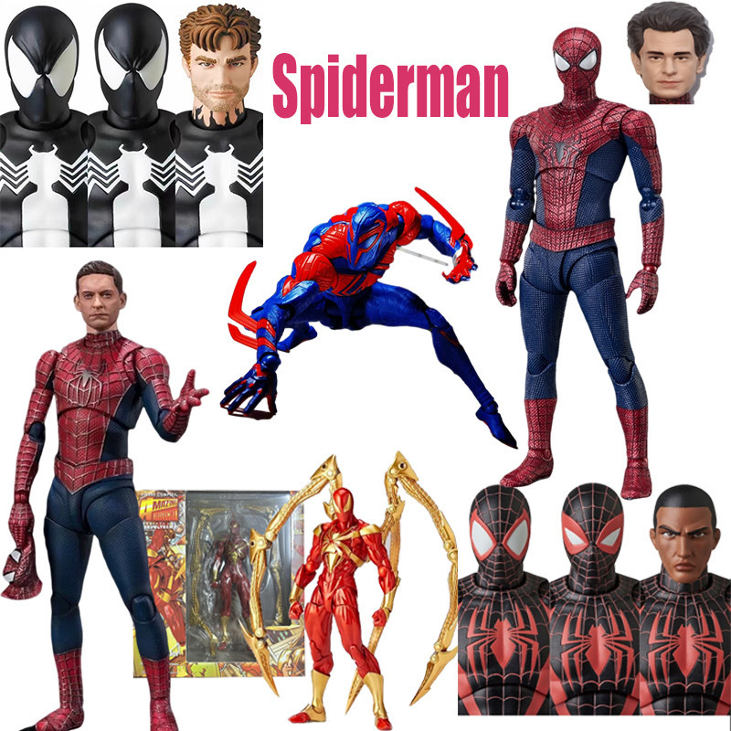 Tobey Maguire Spiderman Action Figure Andrew Garfield Mafex 147 ...