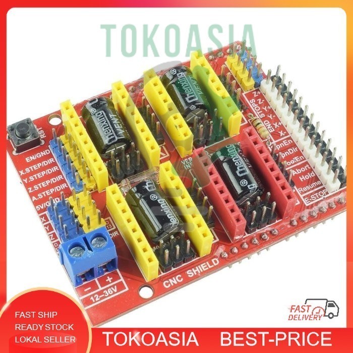 Cnc Shield A4988 V3 Expansion Board For Arduino Uno Engraving Machine ...