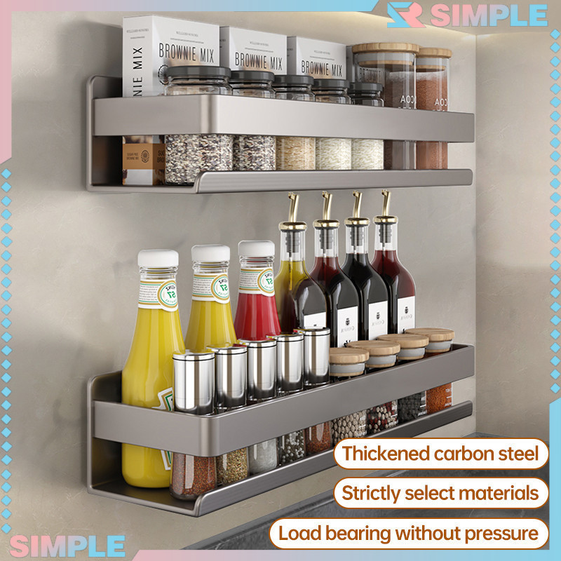 Condiments Organizer Utensils Spice Rack Knife Holder Wall Mounted ...