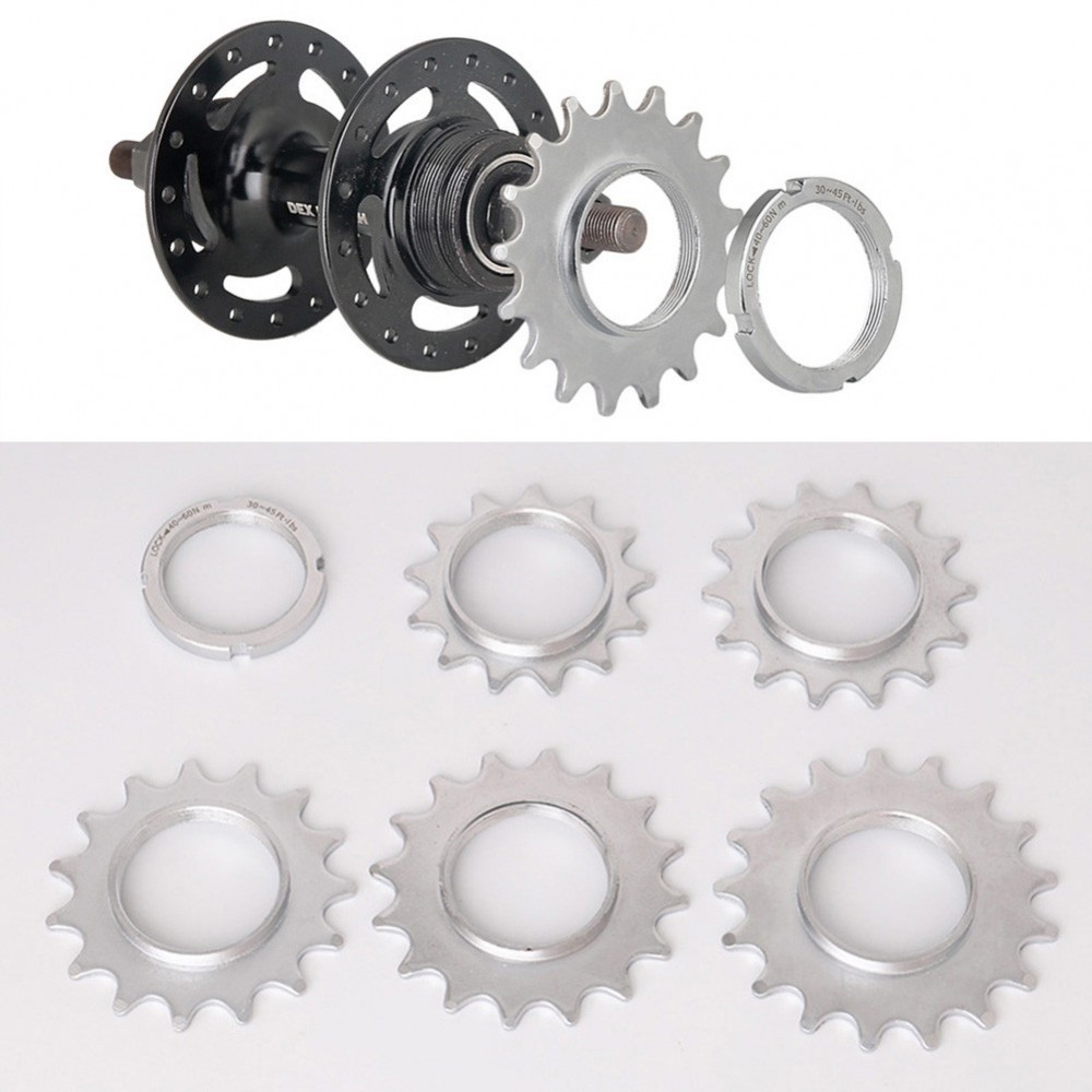 Premium Fixed Gear Bicycle Sprocket 13T14T18T Cog Lock Ring Reliable ...