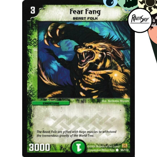 Duel Masters Deck Building Cards : Fear Fang COMMON NM ENG | Shopee ...