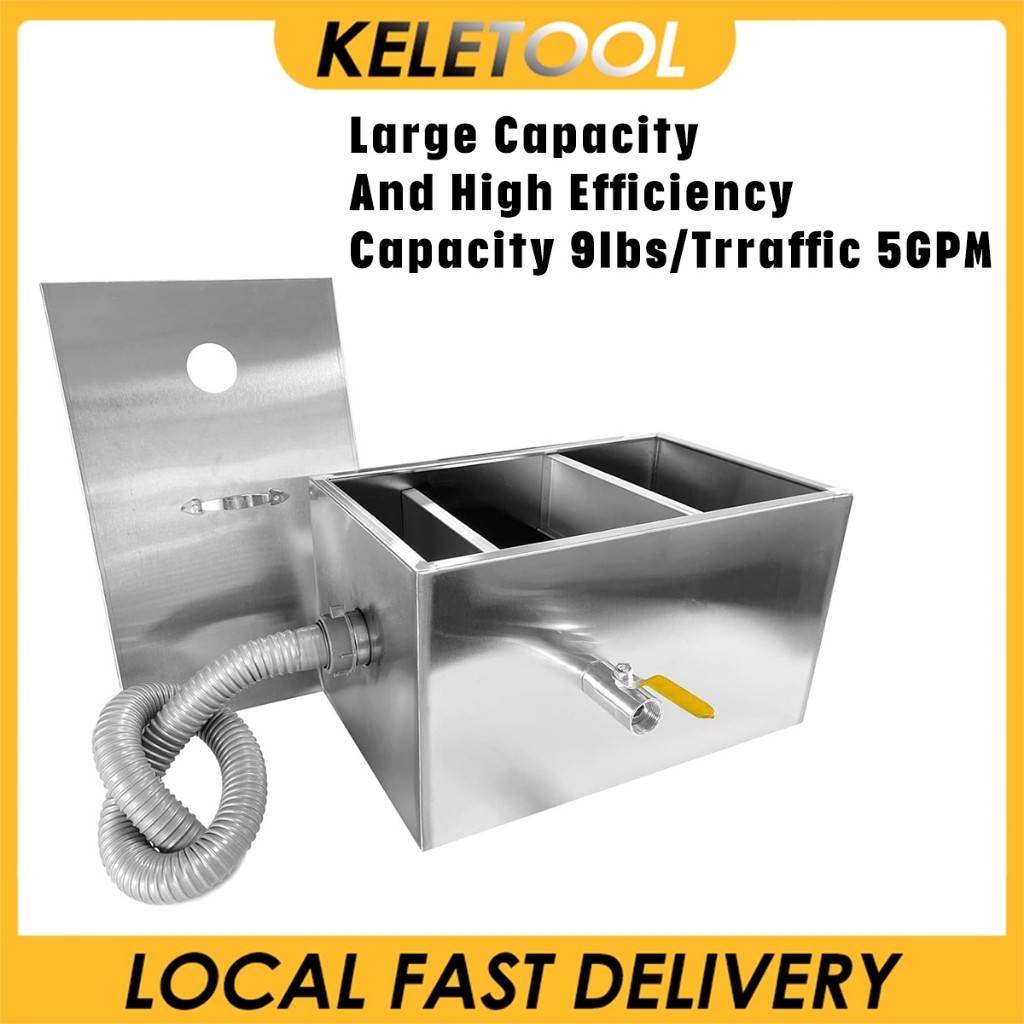 Stainless Steel Grease Trap for Oil-Water Side Separator Oil ...
