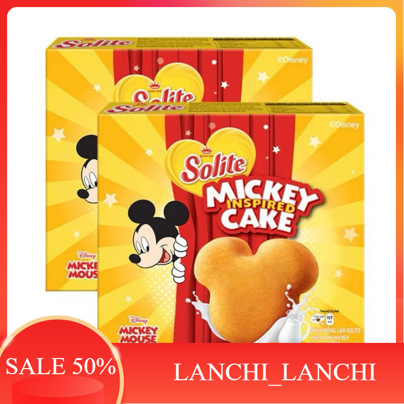 Solite Kinh Do Sponge Cake Mickey Version 180g box | Shopee Philippines
