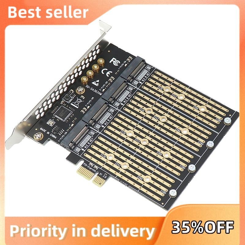 1 Piece PCIe to NVME Adapter 10 Gbps to PCI Express X1 Adapter B Key M2 ...