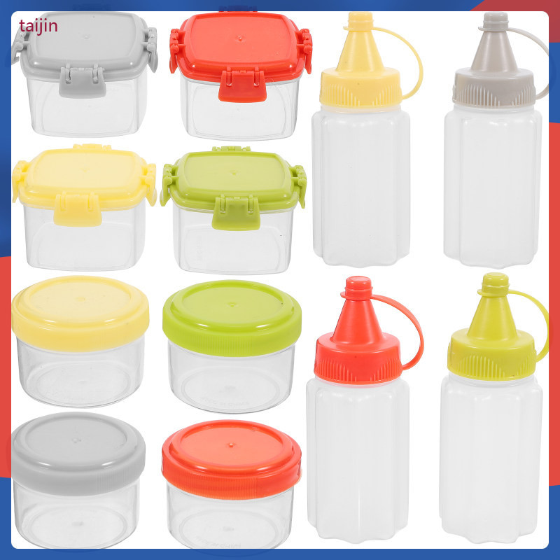 1 Set Mini Squeeze Bottles Sauce Squeeze Containers Seasoning Bottles ...