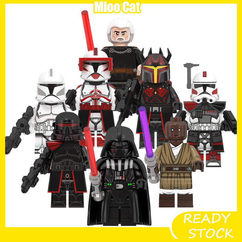 Star Wars Commander fox Darth Vader Gar Saxon Minifigures Building ...