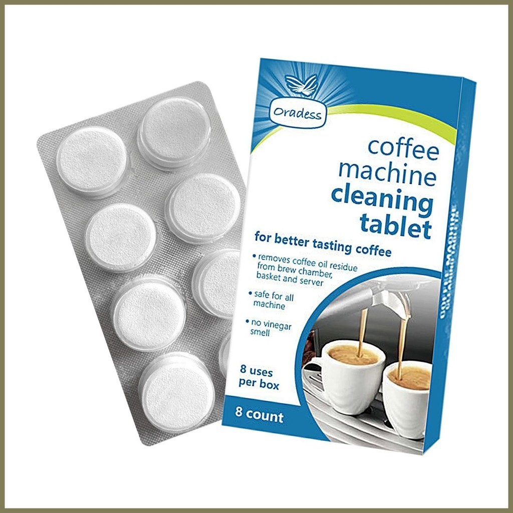 Espresso Machine Cleaning Tablets 8 Count Coffee Maker Pot Descaling ...