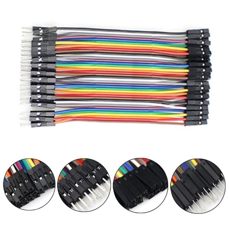 BT 1PCs 40Pin Jumper Wire Cable Line Connection Ribbon Solderless for ...