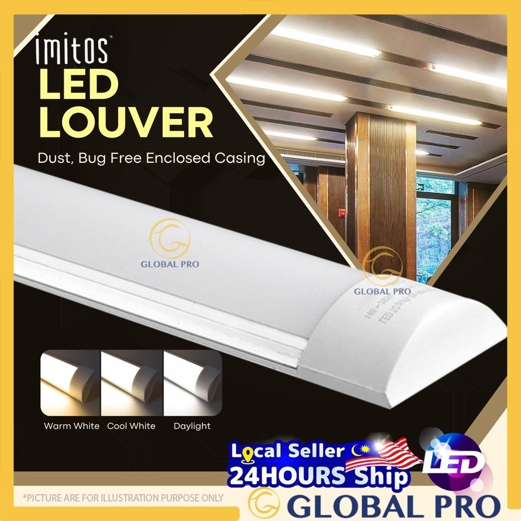 IMITOS 40W LED Linear Light Batten Light Ceiling Surface Mounted LED ...