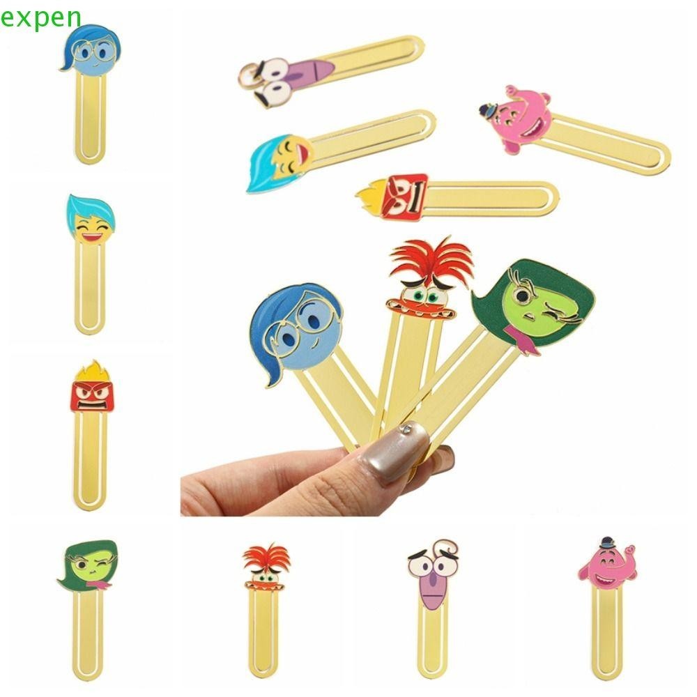 EXPEN Inside Out Cartoon Book Mark, Movie Periphery Metal Inside Out 2 ...