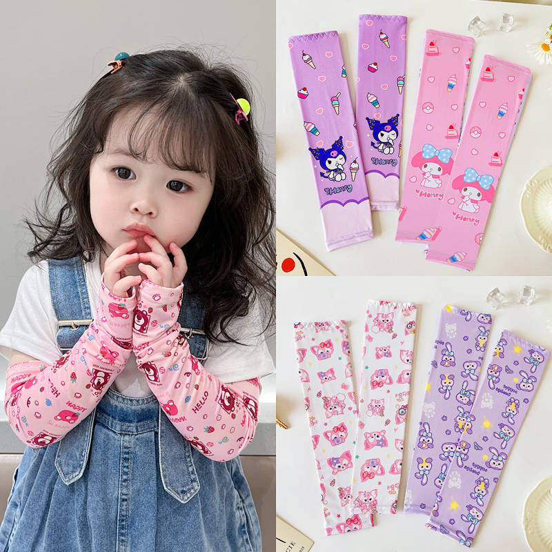 Children's Sun Protection Ice Sleeve Boys and Girls New Summer Sanrio ...