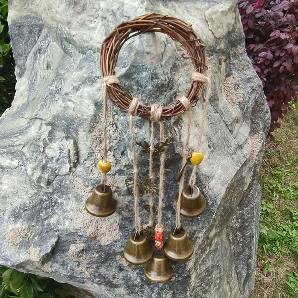 BF Home Protection Witch Bell Witch Wind Chime Handmade Brass Bell ...