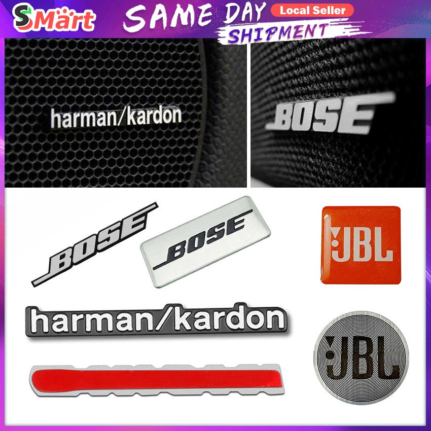 【In Stock】JBL Bose Harman/Kardon Logo Aluminum Car Interior Audio ...