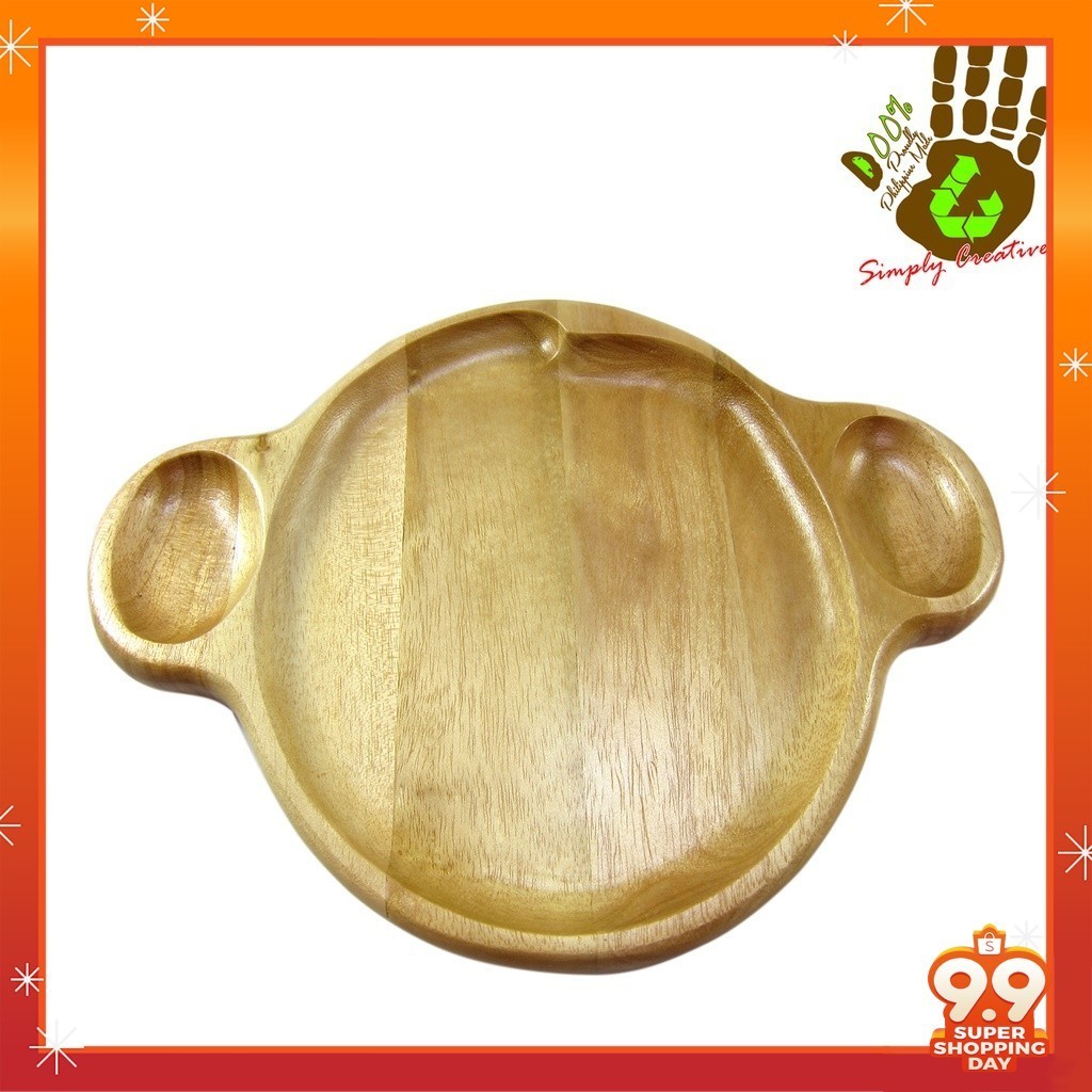 Simply Creative Wooden Kiddie Tray ( Monkey ) | Shopee Philippines