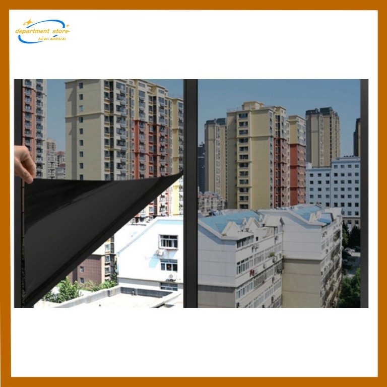 One -way reflective membrane of the window membrane during the daytime ...