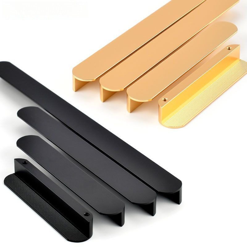 Aluminum Alloy Drawer Handle Modern Sliding Door Handle Wardrobe Handle ...