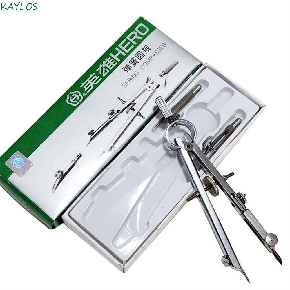 KAYLOS Math Compass Silver Stationery Bow Divider with Lock Metal ...