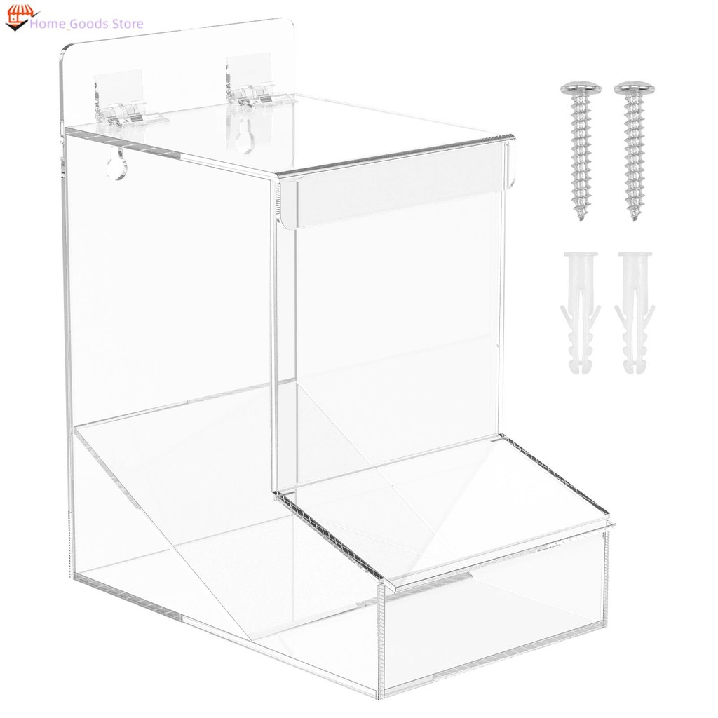Laundry Pods Container Clear Acrylic Laundry Pod Holder with 2 Lids ...