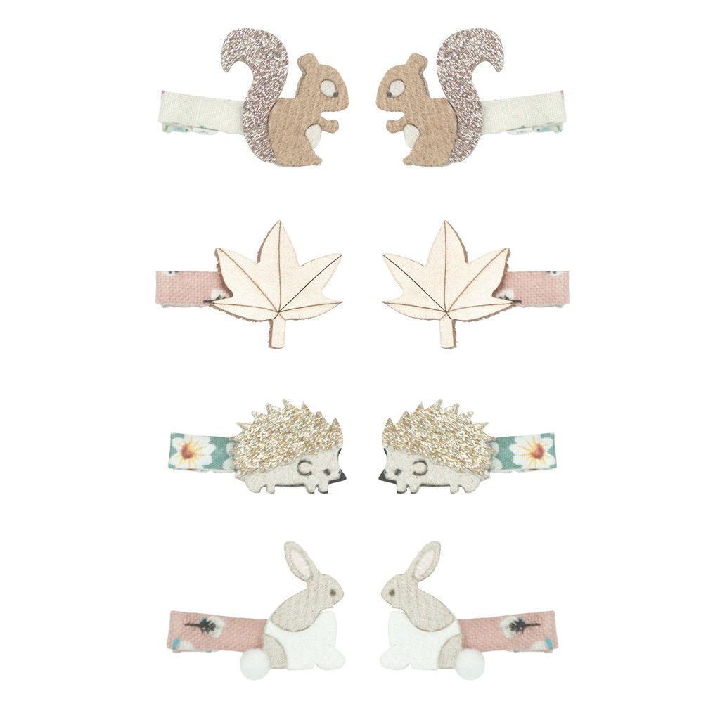 Mimi & Lula Woodland Friends Mini Clips | Girls hair clips | Hair ...