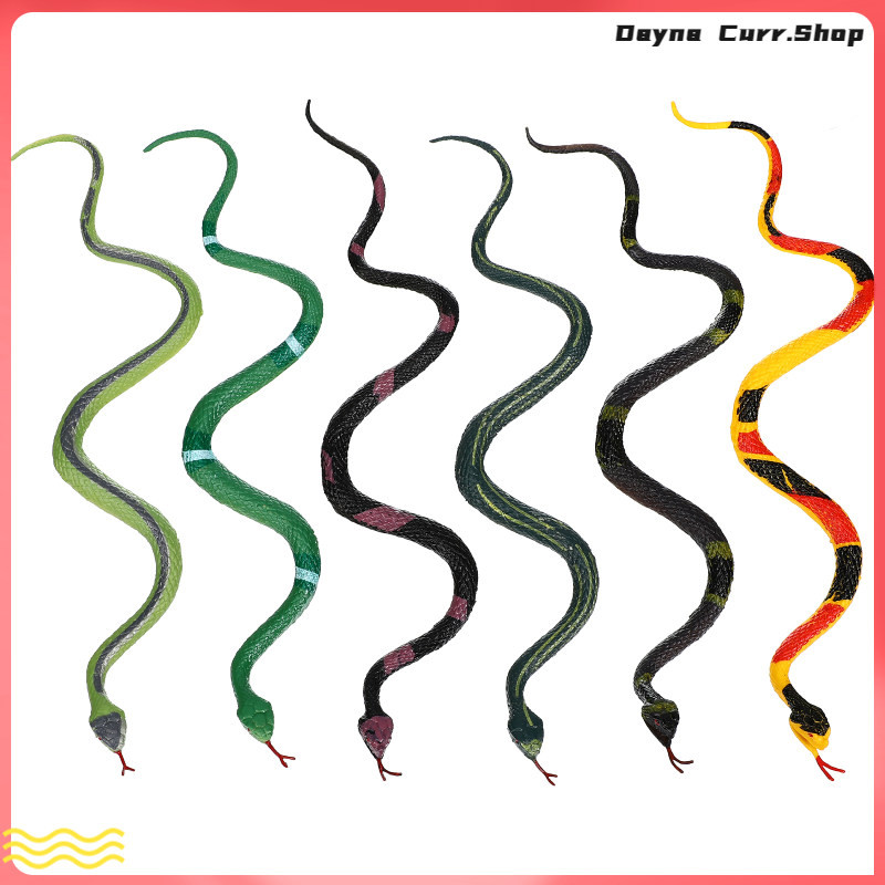 Fake Snake Figure Toys Prank Wild Animal Halloween Decor Simulation ...