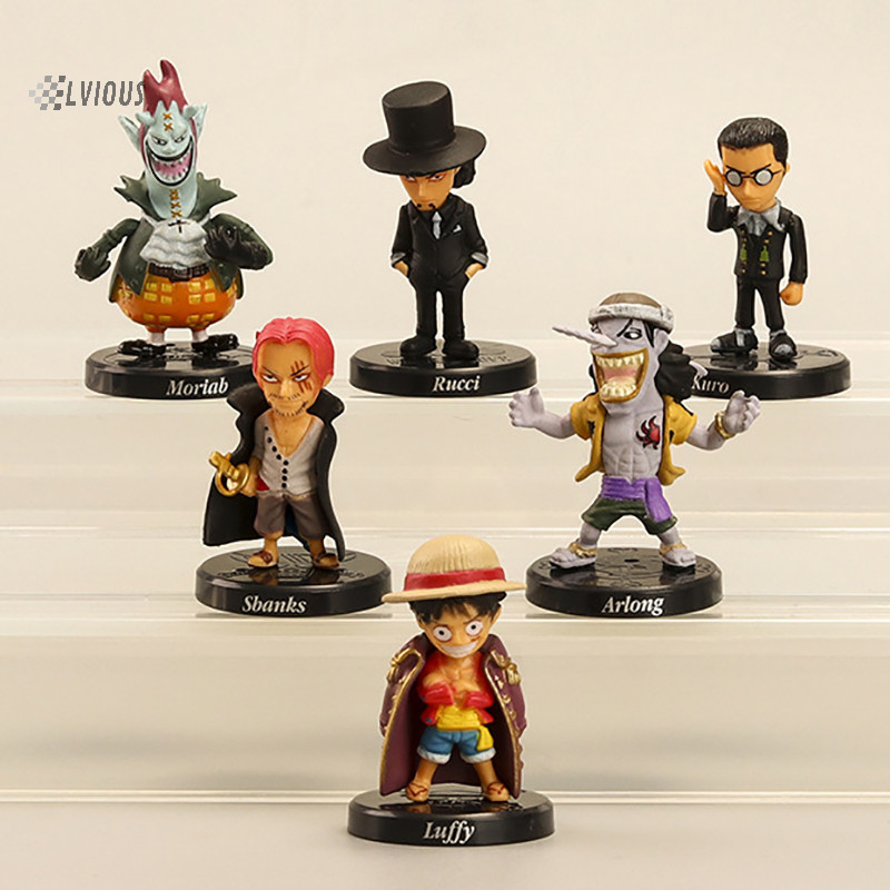 LVIOUS 12Pcs/Set One Piece Monkey D. Luffy Nami Boa Hancock Roronoa ...