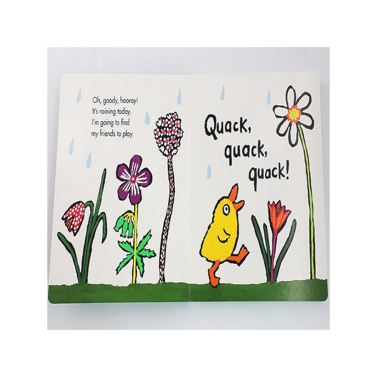 English original picture book Splish, Splash, Ducky s rushing ducks ...