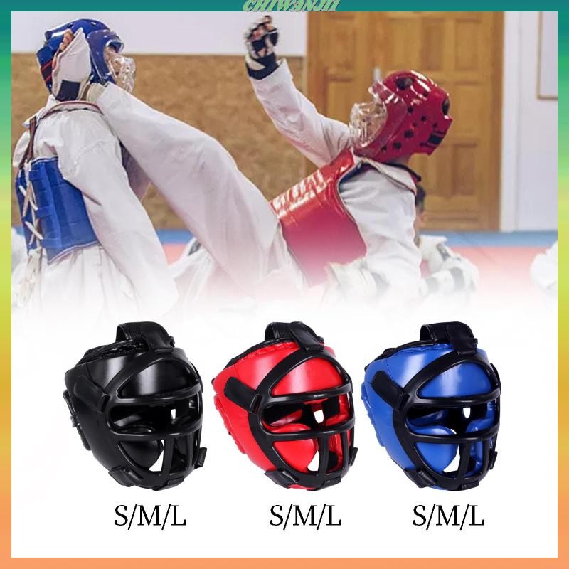[Chiwanji1] Boxing Headgear Sparring Headgear Breathable Professional ...