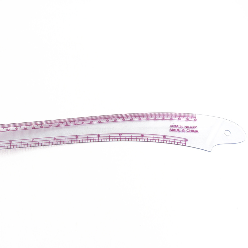 Plastic Tailor Curve Measuring Ruler Sleeve Arm French Curve Sewing ...