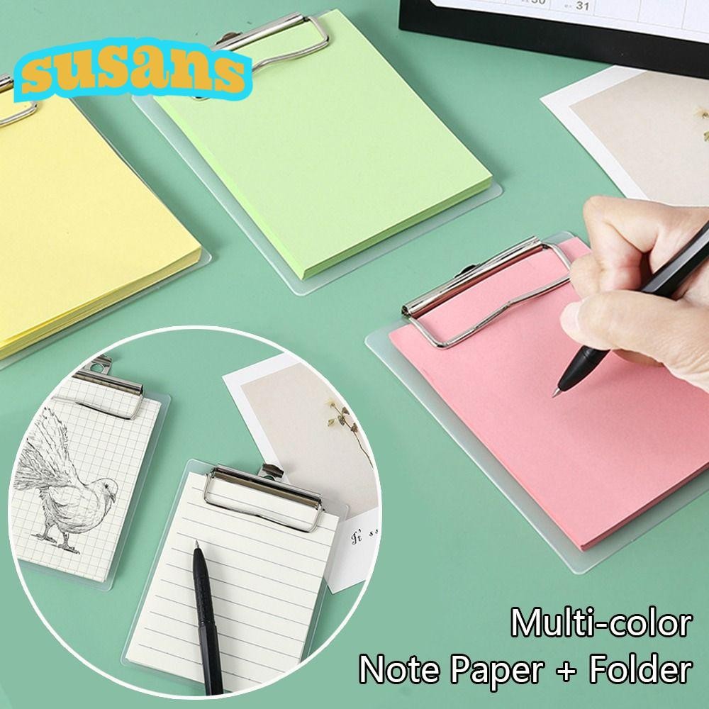 SUSANS A6 Clip Board Hard Board Long Clip Pad File Paper Folder Writing ...