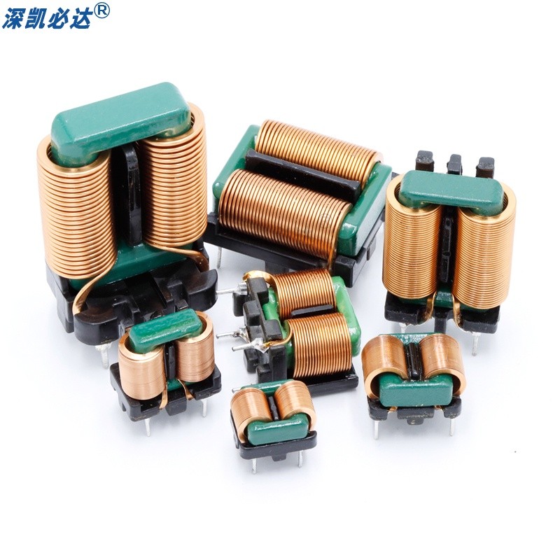 Common mode inductance 20MH 30MH high current flat copper wire plug-in ...