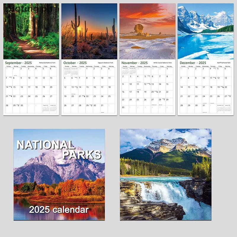 PP 2025 National Park Calendar National Park Calendar Monthly Wall ...