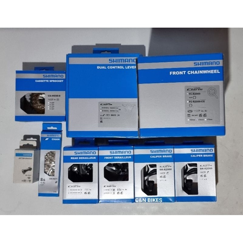 SHIMANO CLARIS R2000 2x8 Group Set Road... | Shopee Philippines