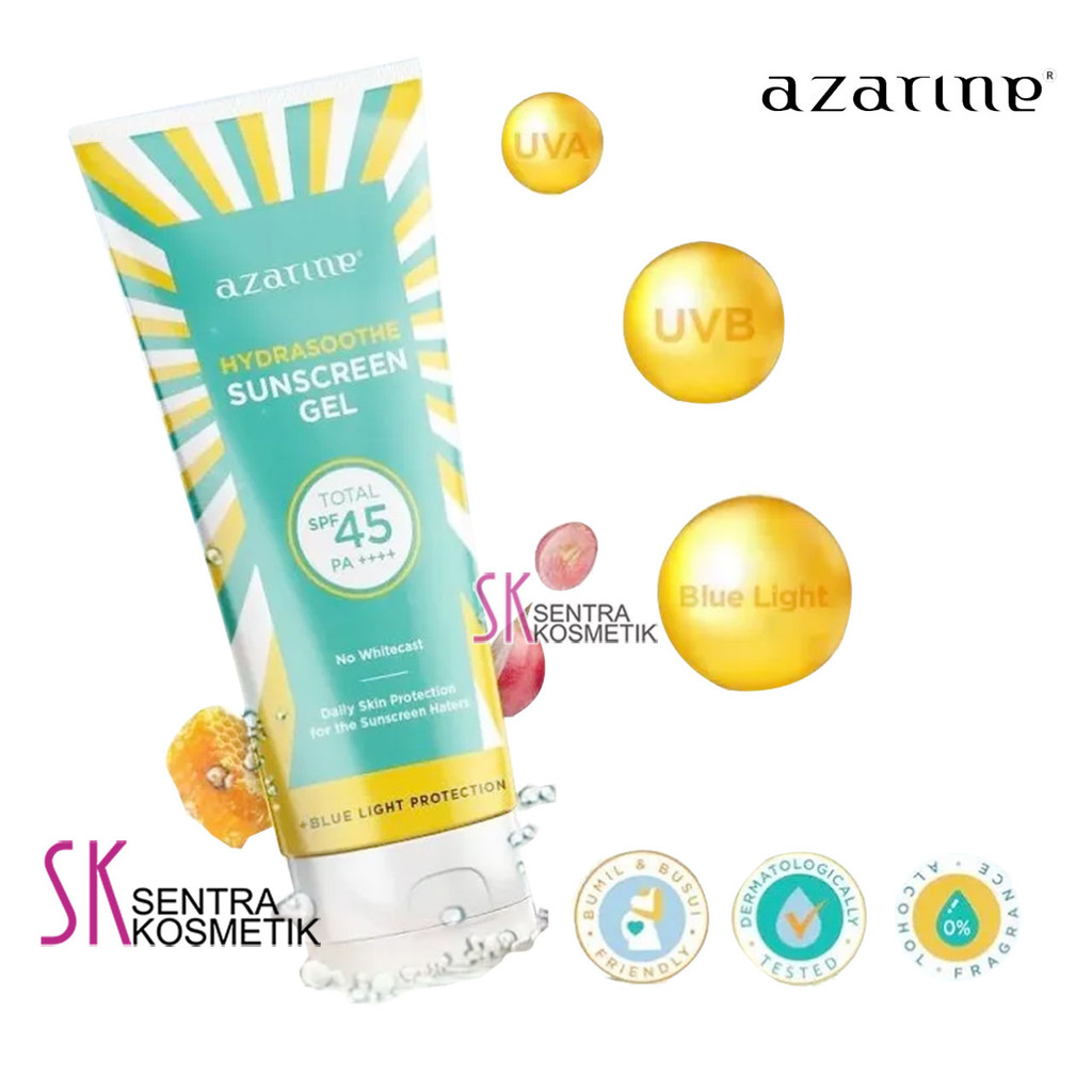 Azarine Sunscreen Hydrasoothe Gel SPF45 PA++++ | Shopee Philippines