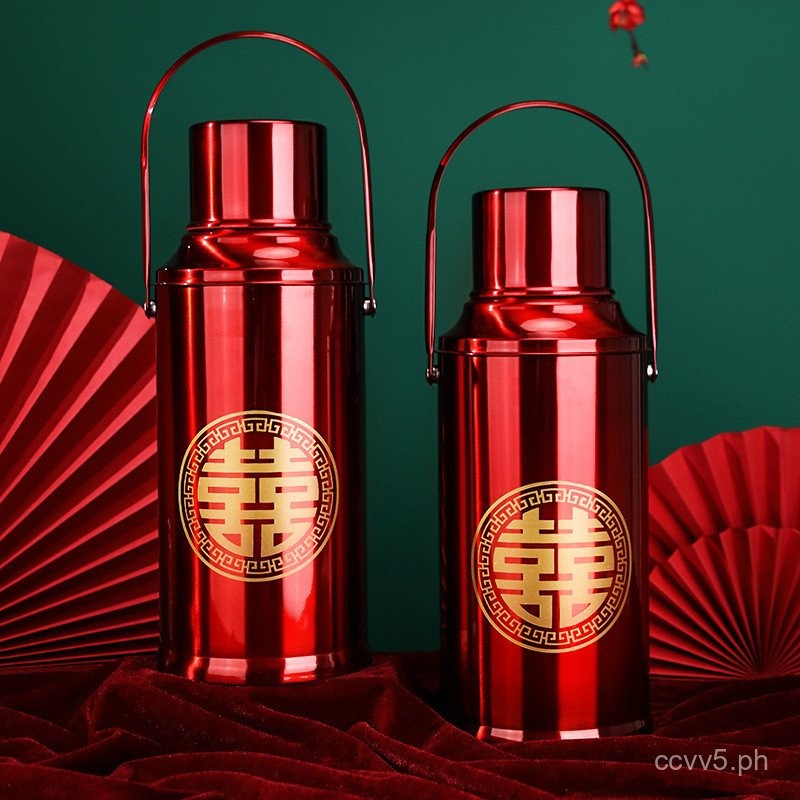 Wedding Thermos Bottle a Pair of Suit Electric Kettle Thermal Pot ...
