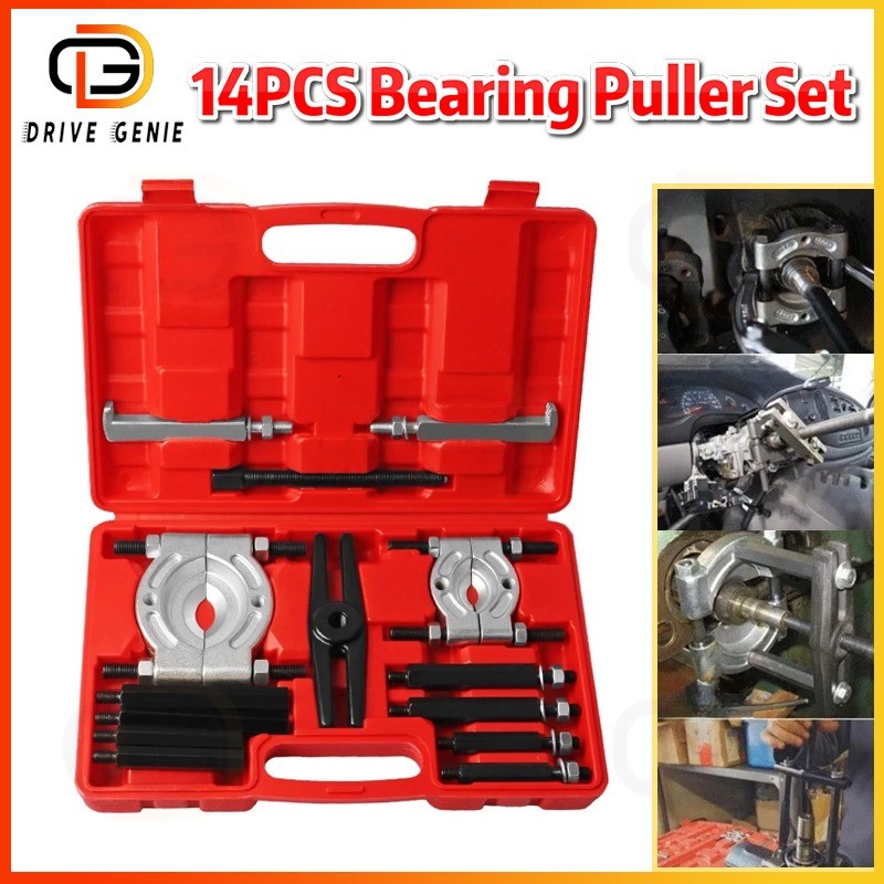 14pcs Bearing Separator Universal Puller Set Heavy Dutyy Bearing Puller ...