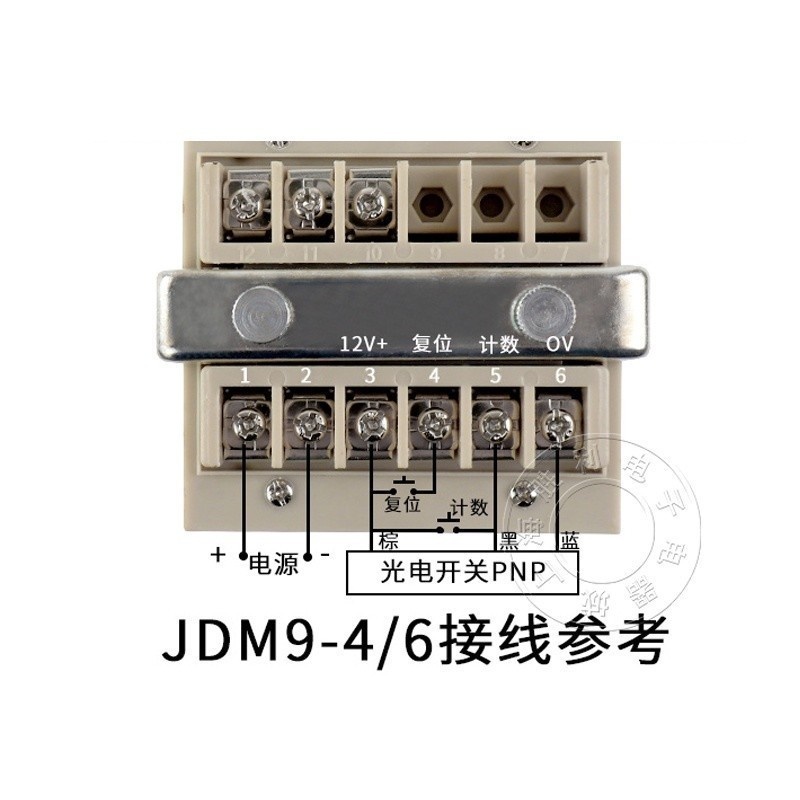 ≈╗JDM9-4/6 electronic counting relay digital display counter counter power failure memory preset ...