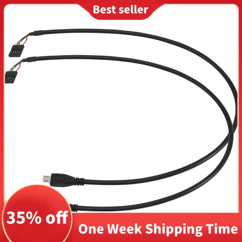 Available (2-Pack) 50CM 5 Pin Motherboard Female Header to Micro-USB ...