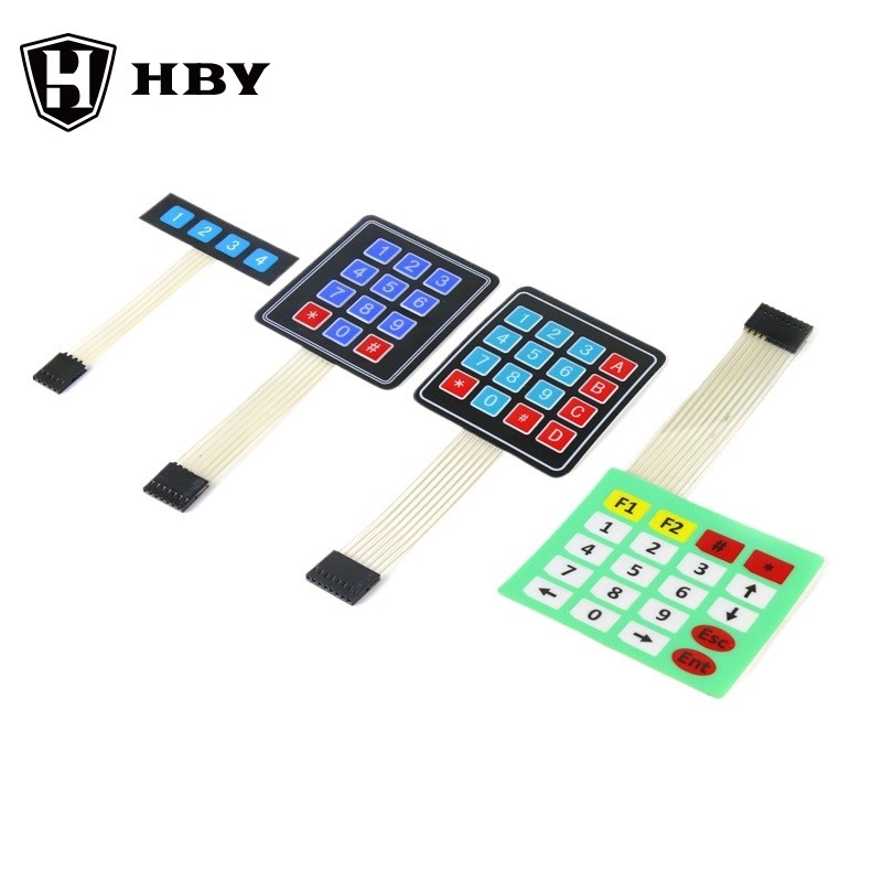 1x4 4x4 4x5 Keypad Keyboard Touch Button Switch Matrix Array Waterproof Membrane Arduino 1*4 4*4 ...