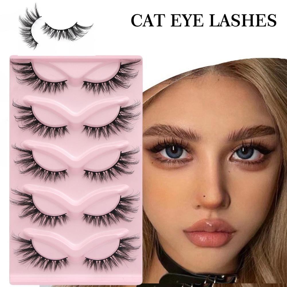 Cat Eye Fox Series Diagonal Flying False Eyelashes Thick And Natural ...
