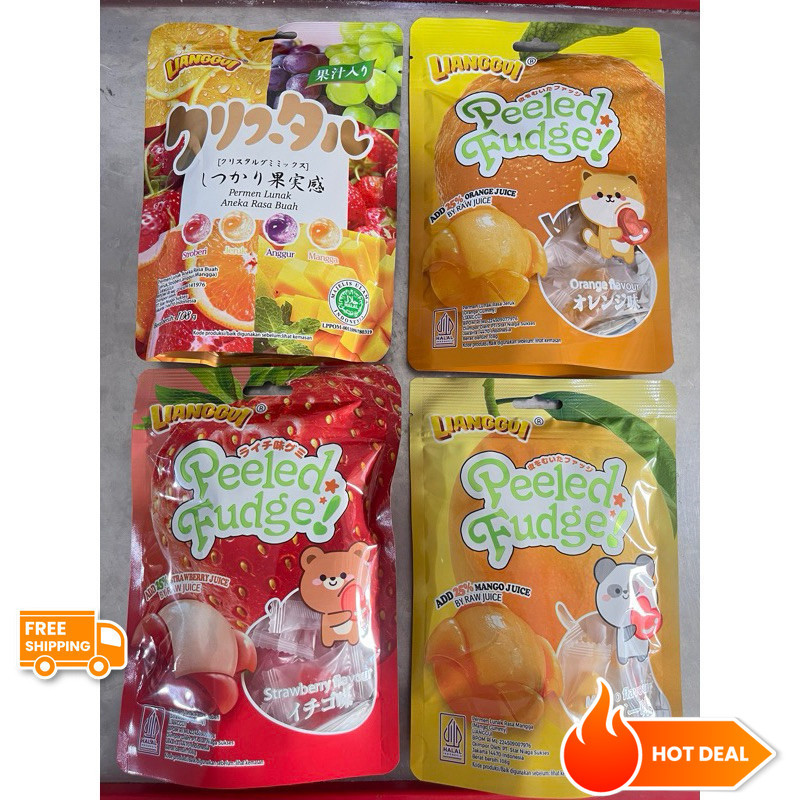 [viral Peel Candy] HALAL Lianggui Fudge 108g Soft Candy Orange Flavor ...