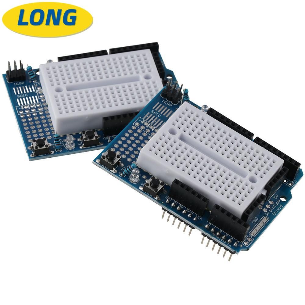 LONNGZHUAN 2 Sets SYB-170 Mini Breadboard, Fiberglass Blue Protoshield ...