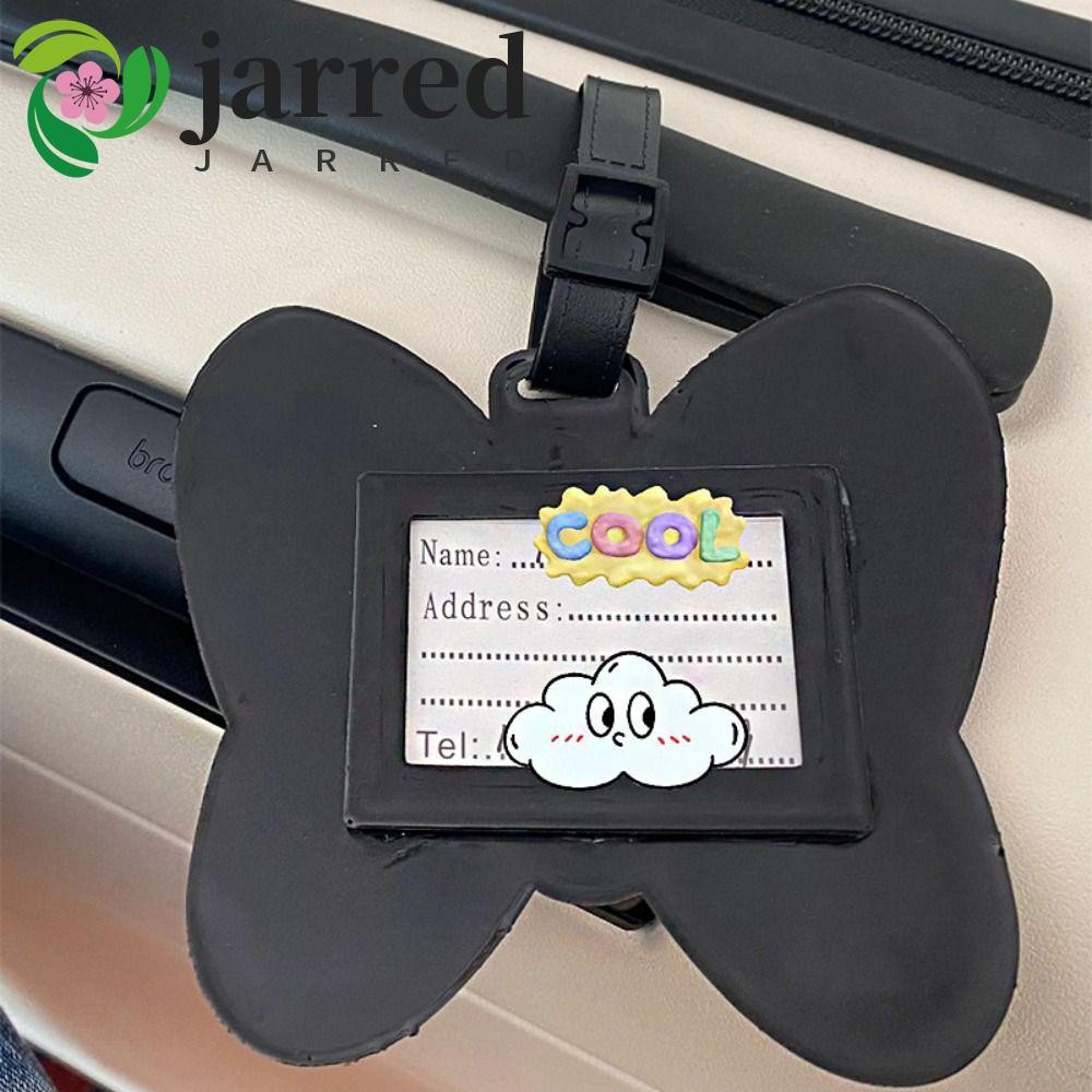 JARRED Cartoon Luggage Tag, Boarding Pass PVC Airplane Suitcase Tag ...
