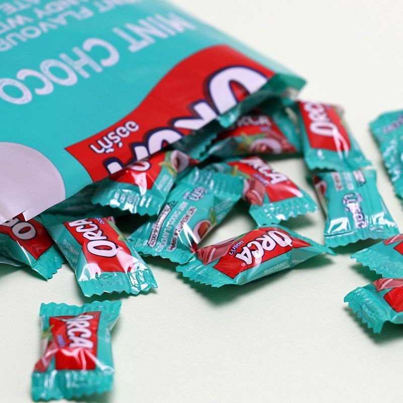 Thailand Imported Snacks ORCA ORCA Mint Chocolate Flavored Candy Fruit ...