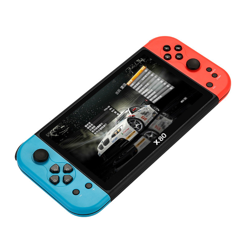 Foreign Trade 23cm Large Screen Handheld Game Console X80 Arcade PS1 ...