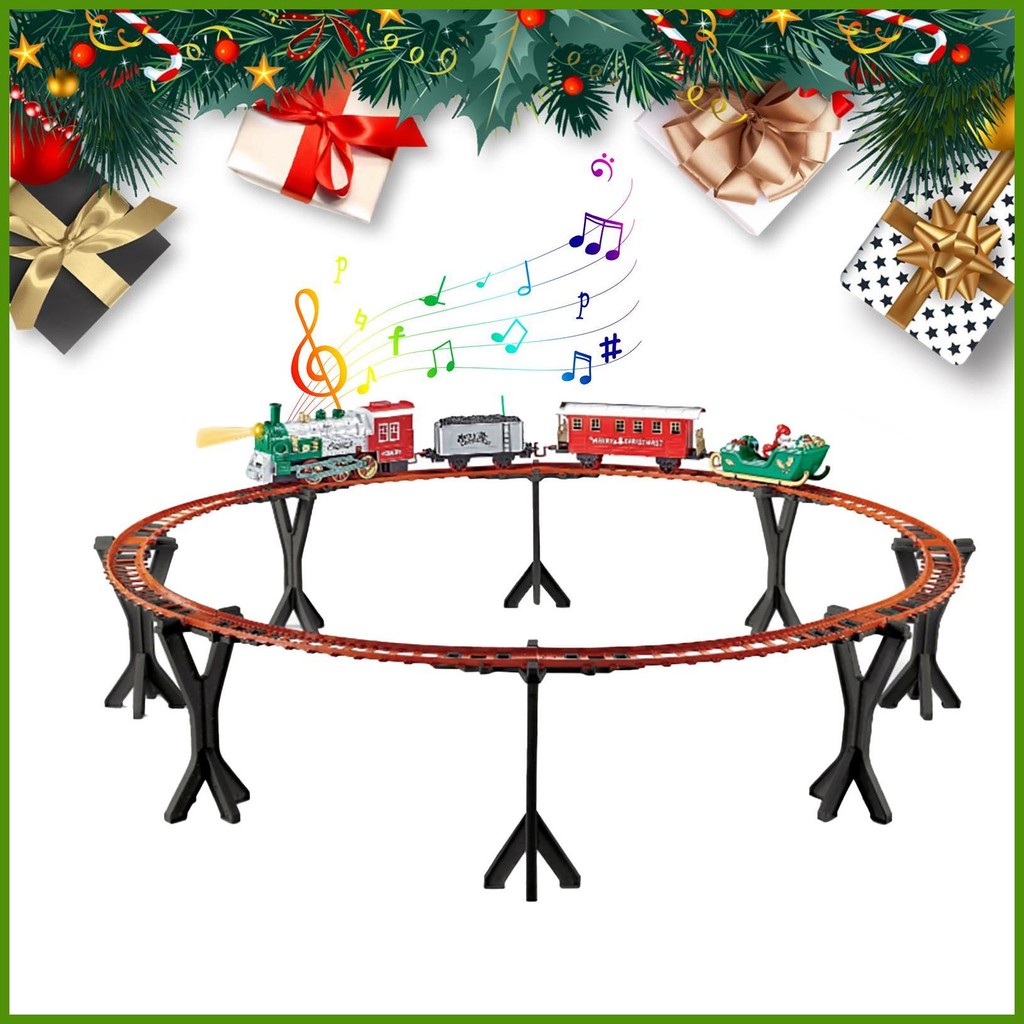 Christmas Tree Train Set Christmas Train Car Real Train Sounds And ...